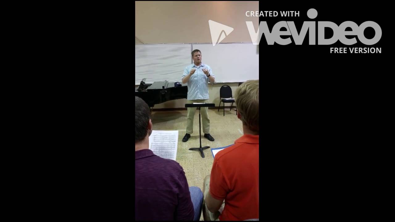 Evan Daggett - Choral Conducting Final at SOU - YouTube
