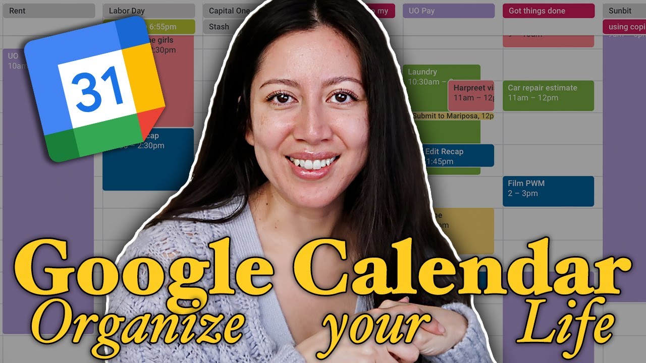 Organize Your Life With Google Calendar (tracking my wellness journey ...