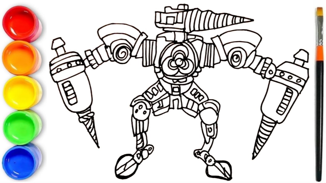 How to draw Titan Drill Man, Skibidi Toilet - YouTube