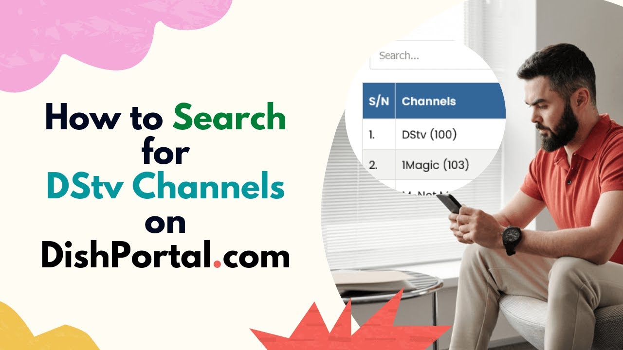 How to find DStv Channels in a Channels List - YouTube