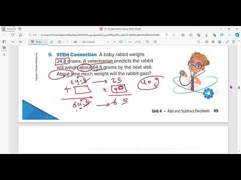 reveal math grade 5 lesson 4 - 1 estimate sums and differences of ...