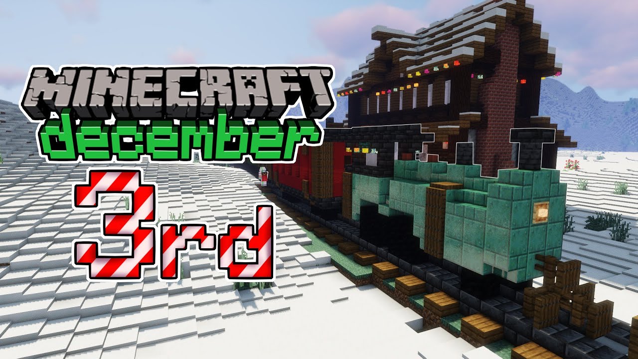 *Choo Choo* The Minecraft Christmas Train has Arrived! - YouTube
