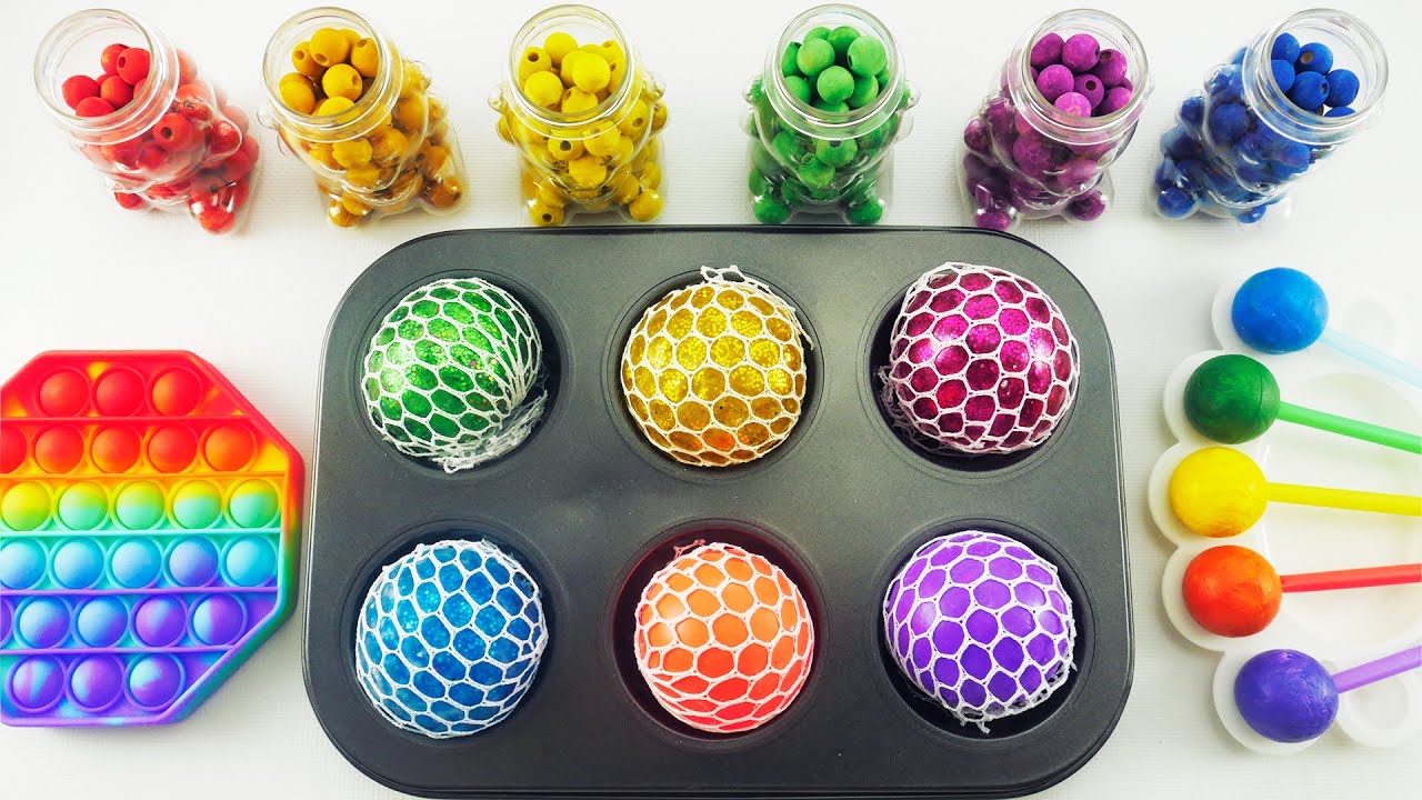 Satisfying Video How to Make Rainbow Gummy Bear & Shiny Lollipops with ...