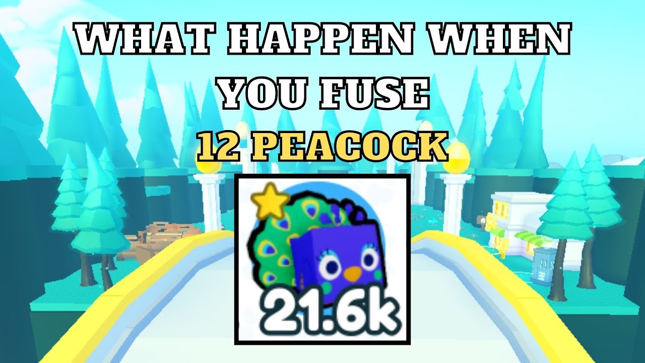 What Happens When You Fuse 12 Peacock | Pet Simulator X | Roblox - YouTube