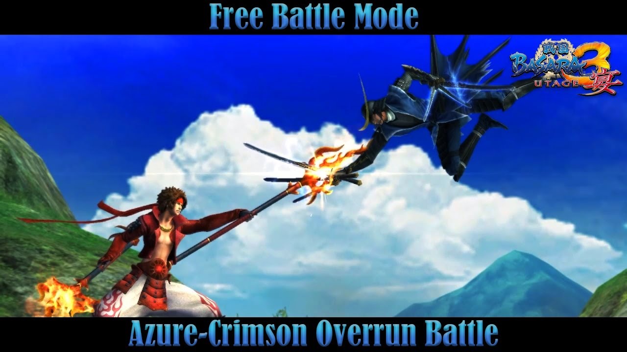 Azure-Crimson Overrun Battle | Sengoku Basara 3 Utage - YouTube