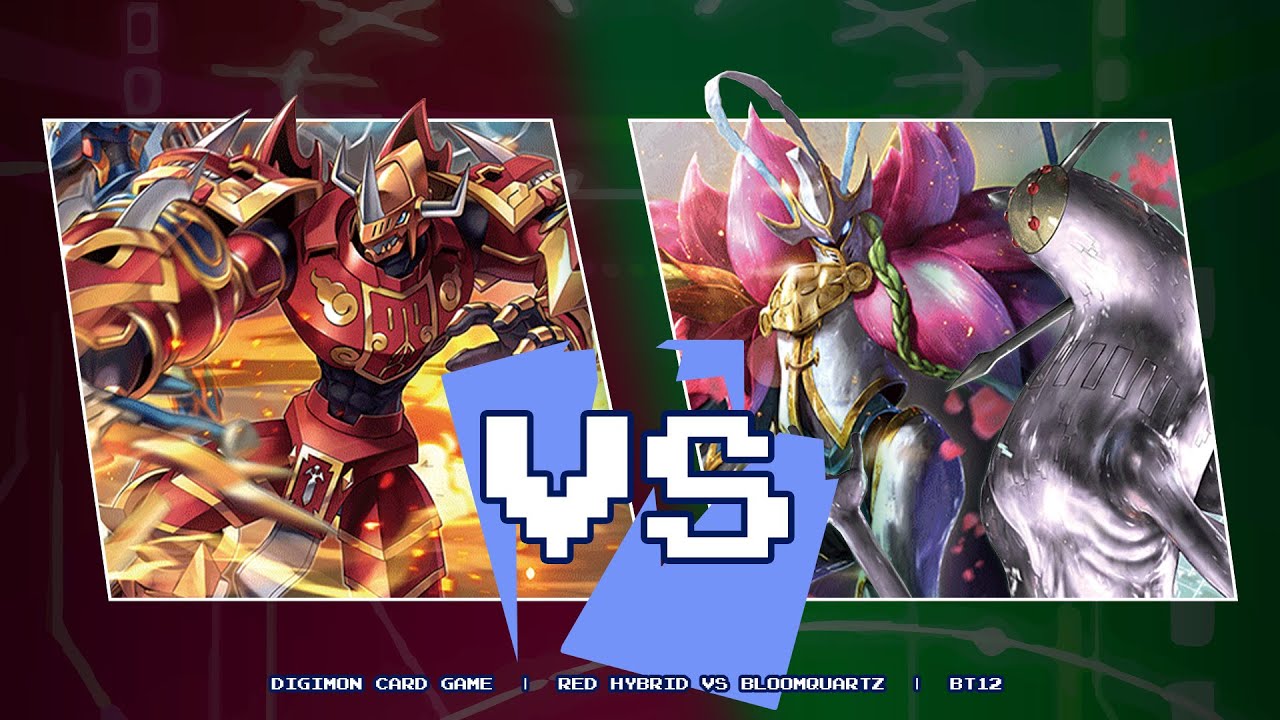 Digimon Card Game | Red Hybrid vs BloomQuartz | BT12 - YouTube