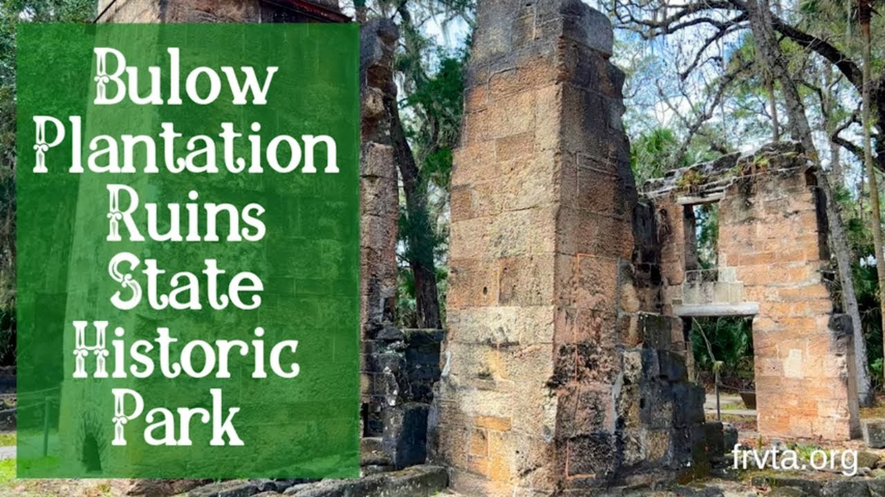 Bulow Plantation Ruins Historic State Park - YouTube
