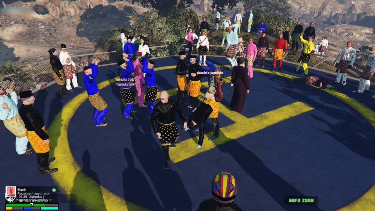 GTA5. FiveM - Phase 4 Hari Raya Event (Singing) - YouTube