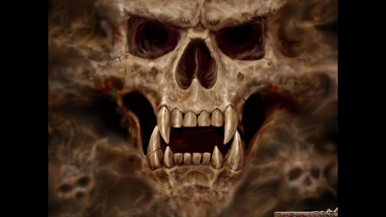 Skull special effects and background for video editing - YouTube