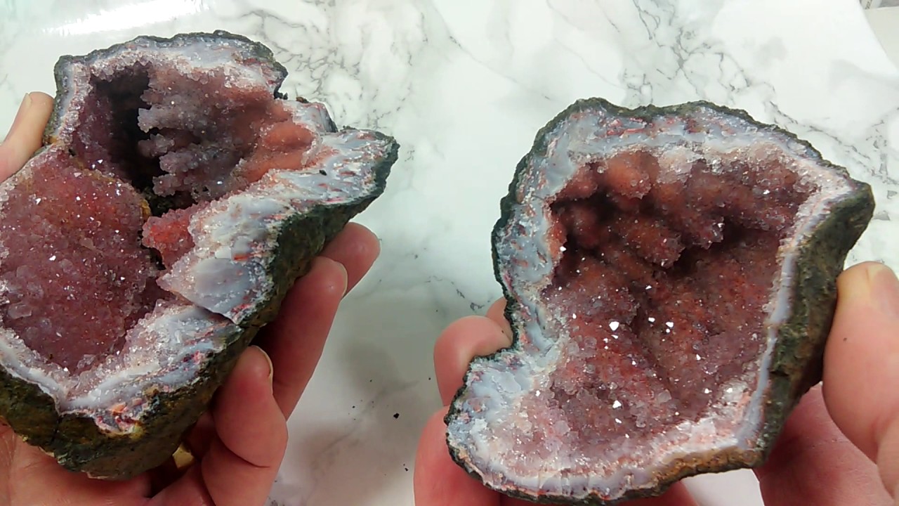 Morocco Crystal Stalactite Geode - YouTube
