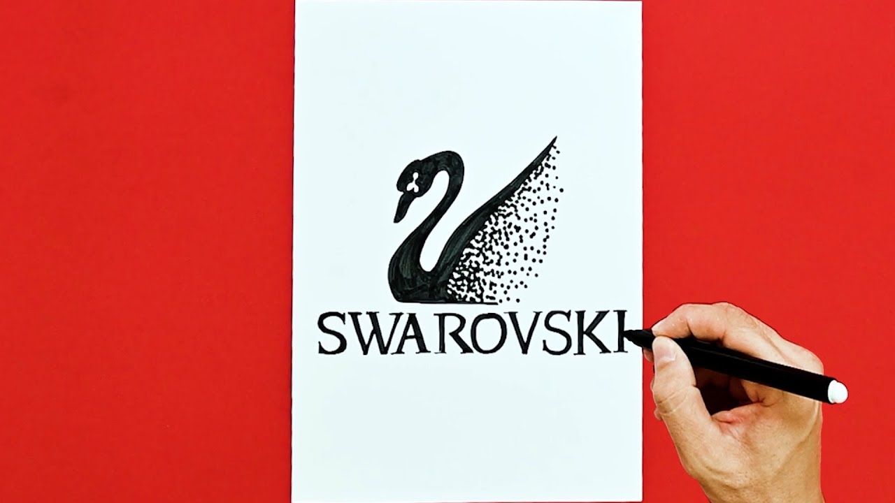How to draw Swarovski Logo - YouTube