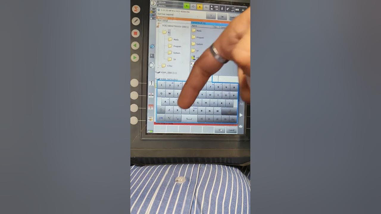 Kuka Robot - Creating New Program - YouTube