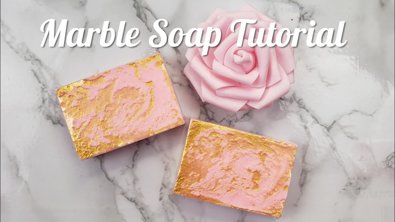 Marble Design Melt and Pour Soap Tutorial 2020. Music2makeup - YouTube