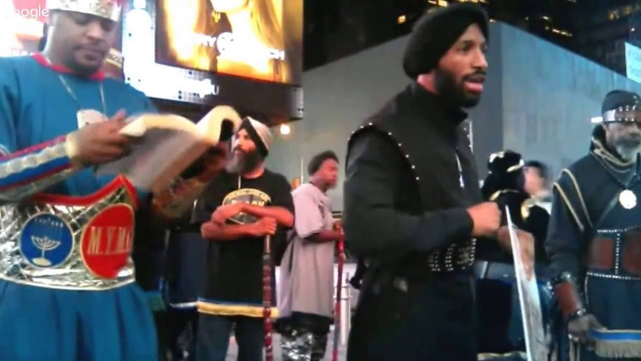 Hebrew Israelite; Unity Camp in Time Square NY (Thee Light Of Zion ...