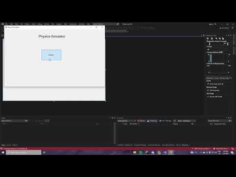Computer Science A-Level AQA NEA testing video - Physics Simulator ...