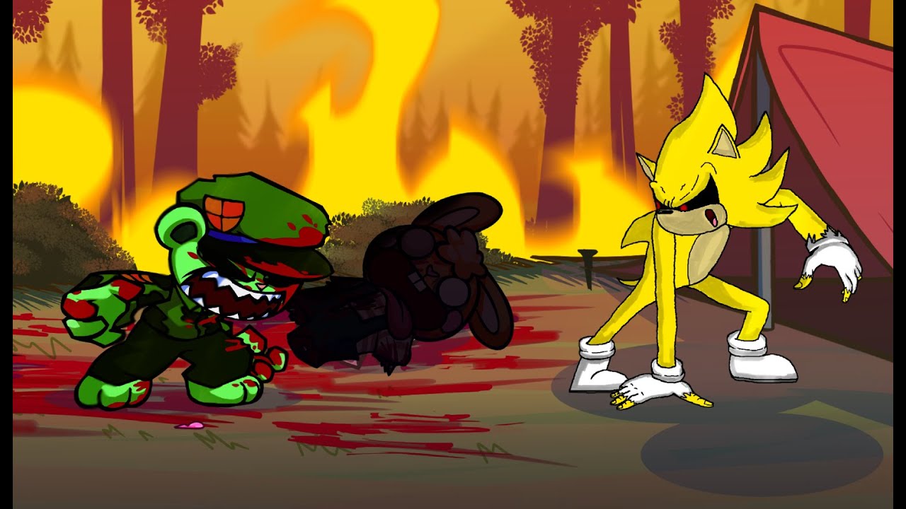 FNF Mashup - Overkill x Paralysis - Super Trolled Sonic Vs Flippy - YouTube