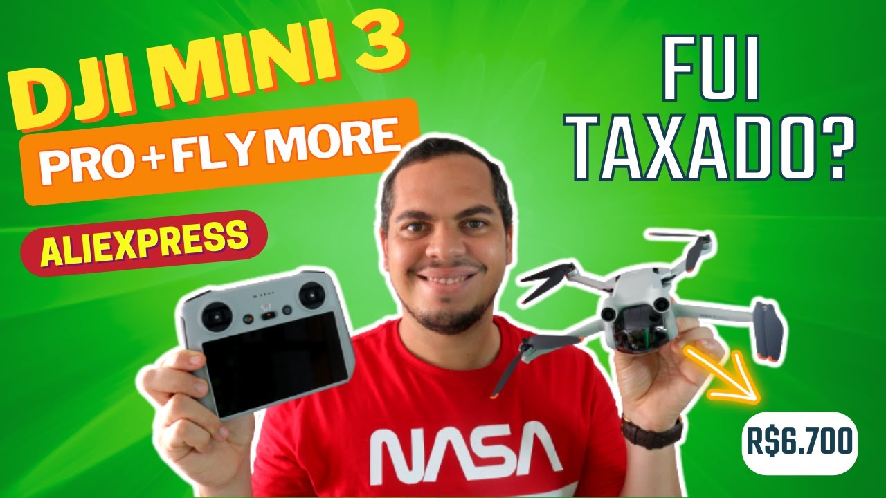 COMPREI UM DJI MINI 3 PRO + KIT FLY MORE NO ALIEXPRESS - ME DEI MAL E ...
