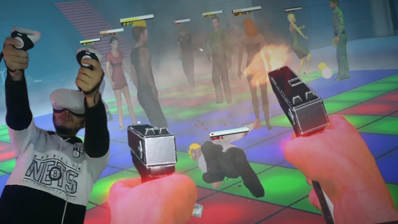 I SHOT EVERYBODY - Nightclub Simulator VR Episode 2 - YouTube