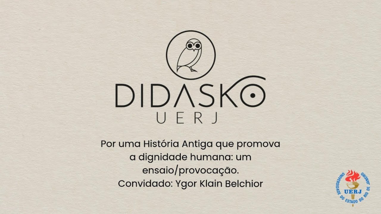 Ciclo de debates Didasko 2024 - Com Prof. Dr. Ygor Klain Belchior - YouTube