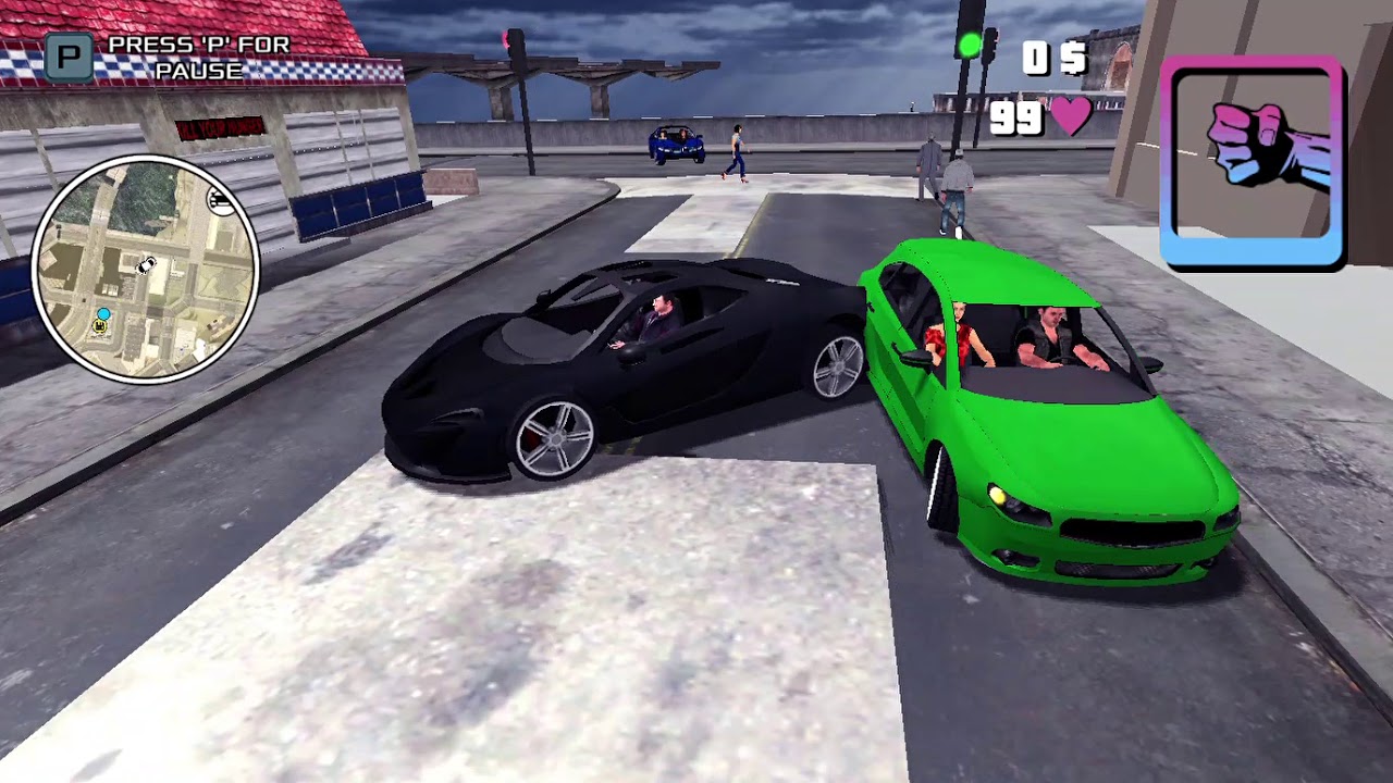 Project Grand Auto Town - YouTube