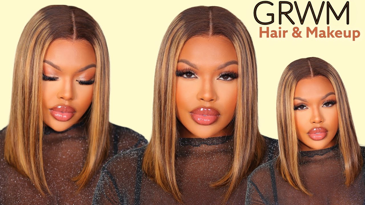 GET READY WITH ME | HAIR & MAKEUP FT ULA HAIR - YouTube