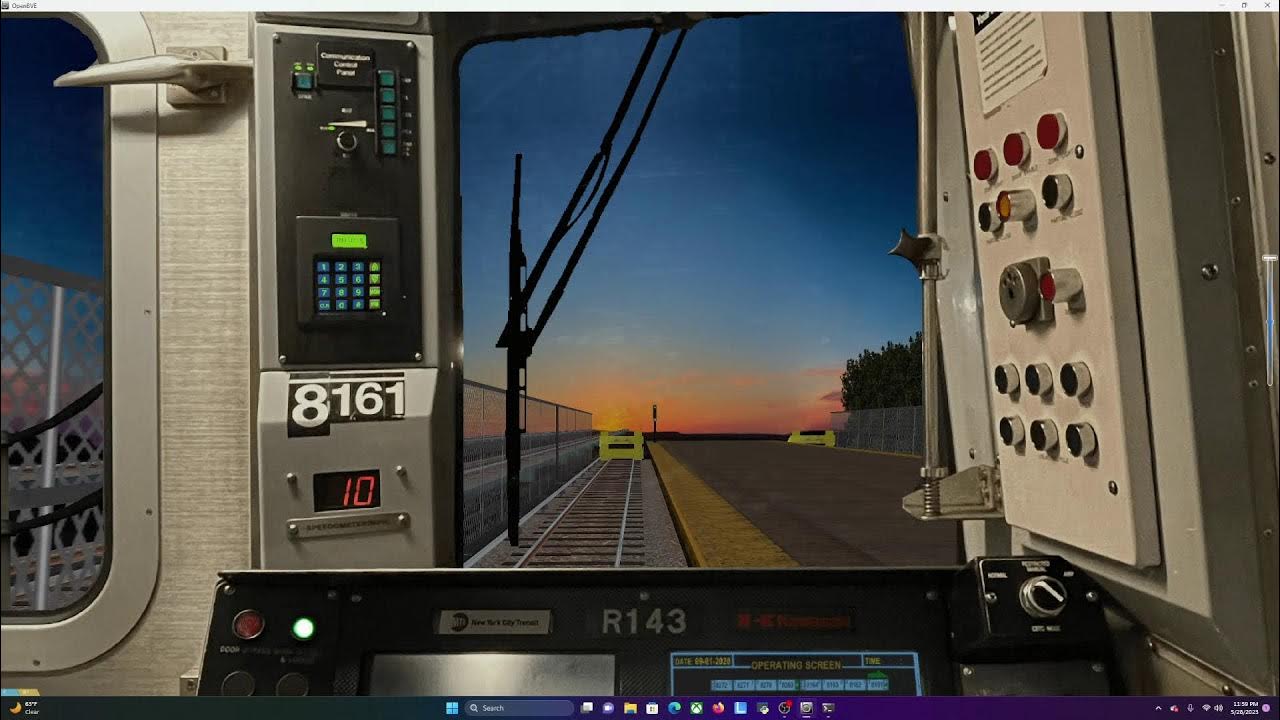 OpenBVE: R143 (L) Train to Canarsie-Rockaway Parkway - YouTube