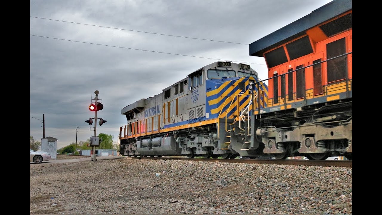Railfanning Manvel, TX 3/16/19 Ft. CREX, BNSF AC44,+More! - YouTube