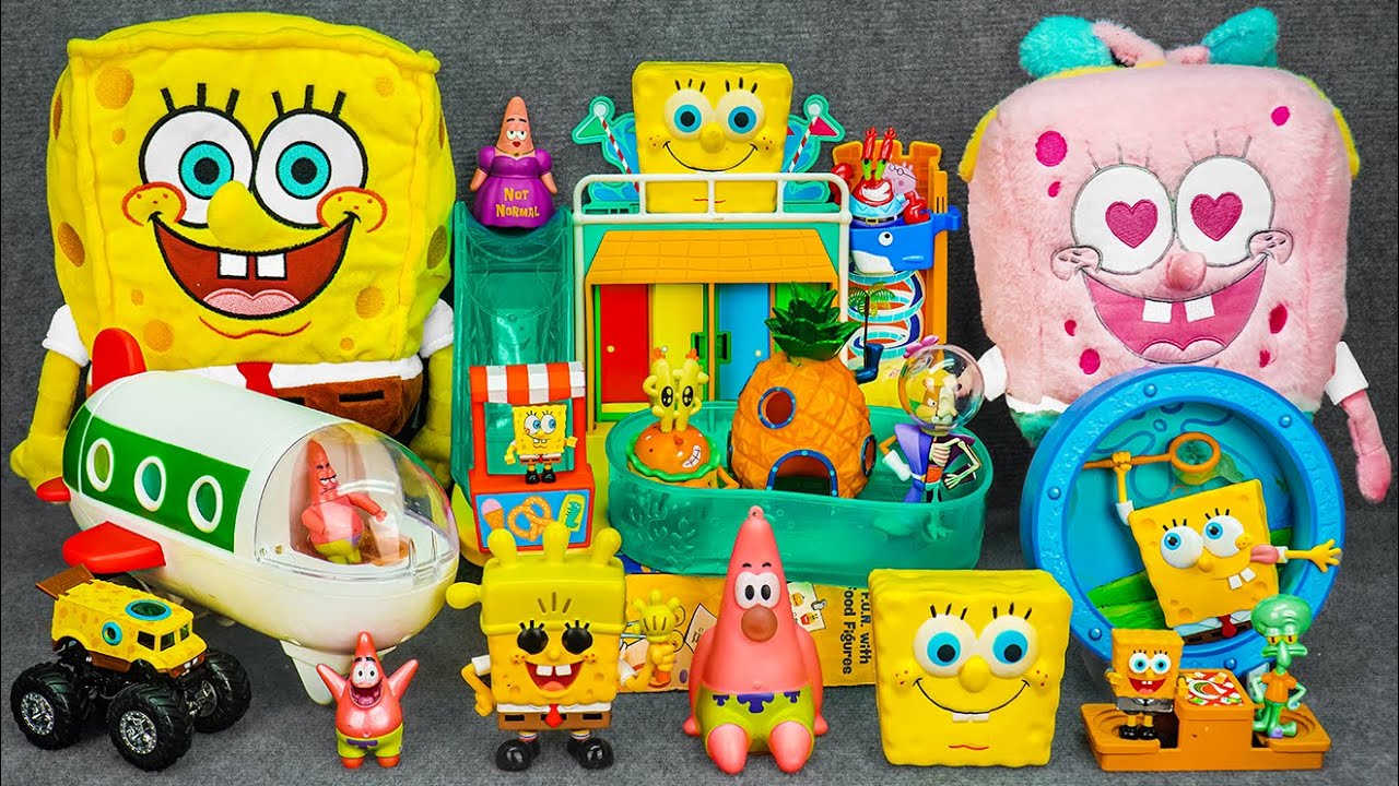 98 Minutes Satisfying Unboxing SpongeBob Captain(No Music) | 満足のいく開封 ...