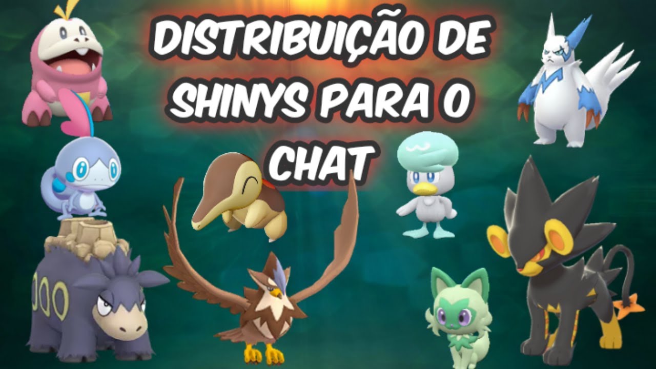 LIVE - DISTRIBUIÇÃO SHINYS - YouTube
