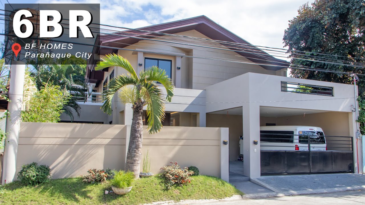 6BR Brand New House and Lot for Sale in BF Homes Paranaque City - YouTube