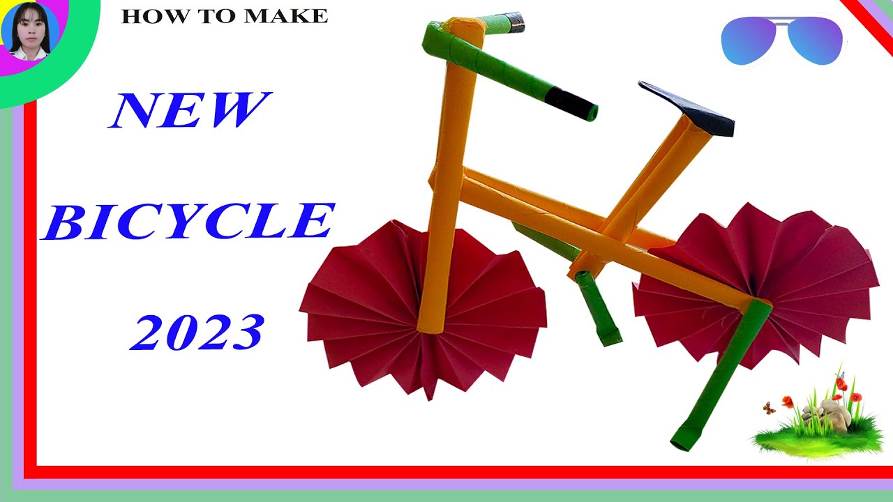 How to make paper cycle | Origami bike | DIY mini paper bike - YouTube