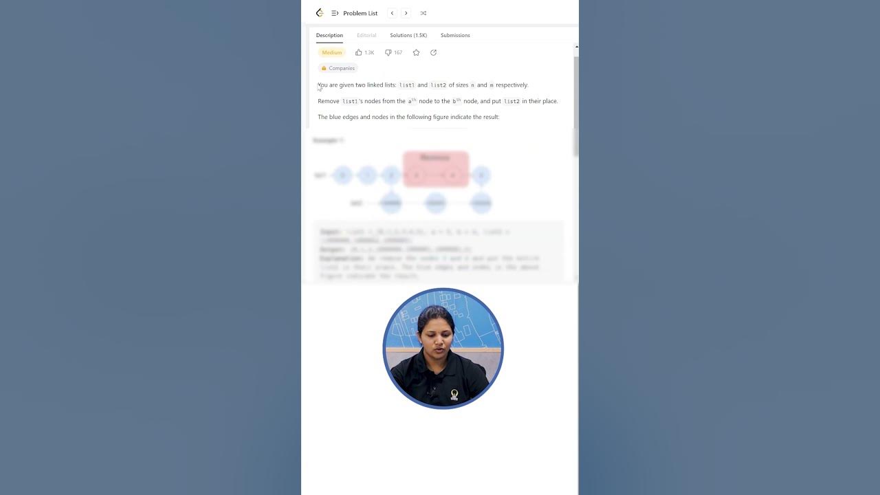 Merge in Between Linked Lists | Smart Interviews - YouTube