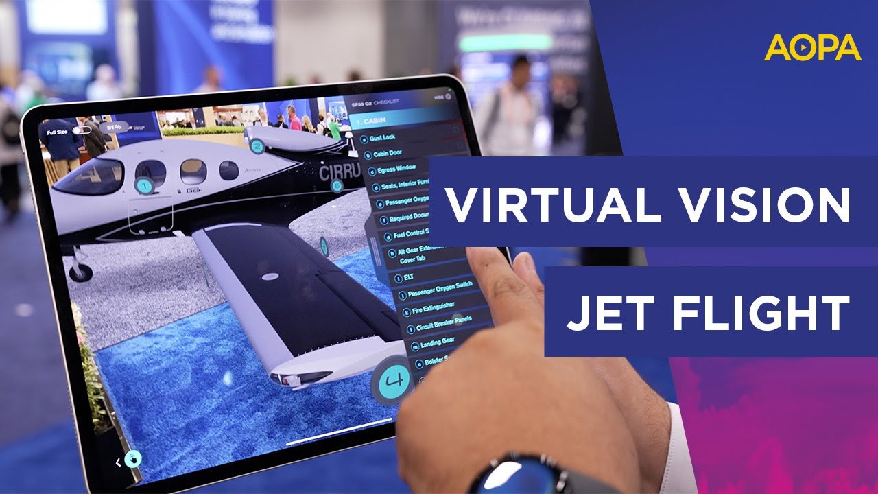 Cirrus flight training with virtual and augmented reality - YouTube