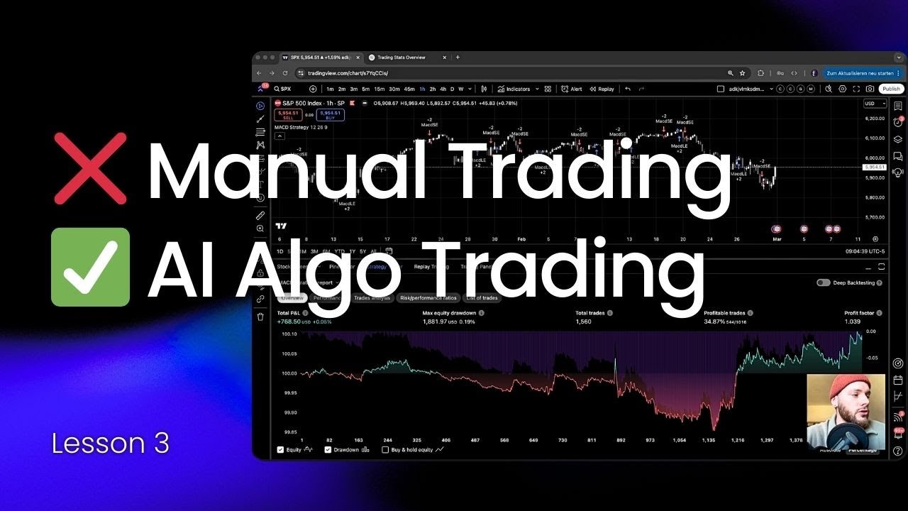 Why You Lose And Banks/Institutions Win | Algo AI Trading Course | Lesson 3 - YouTube