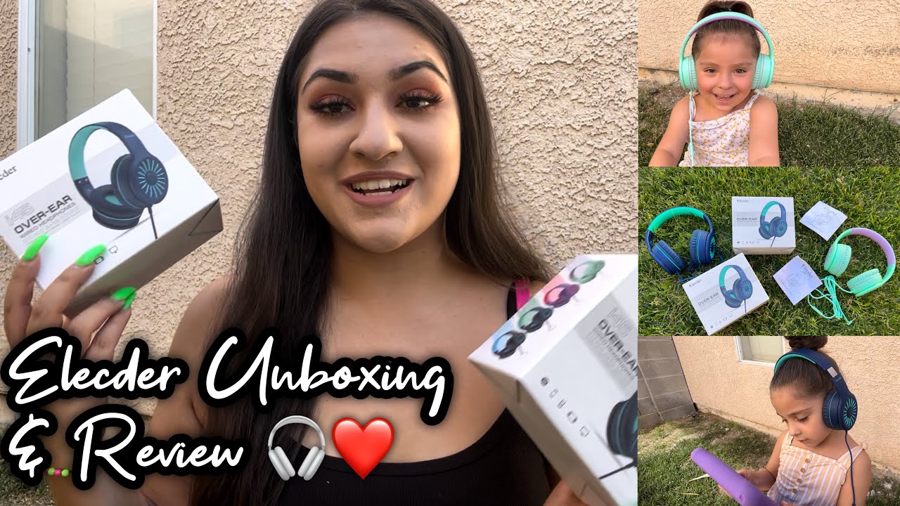 ELECDER HEADPHONES UNBOXING & REVIEW 2022 ♡ AMAZON ELECDER i45 ...