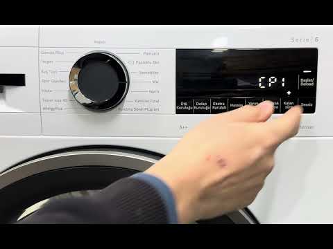 Bosch çamaşır kurutma makinesi CrE uyarısı veriyor ne yapılmalı? WQG244C1TR