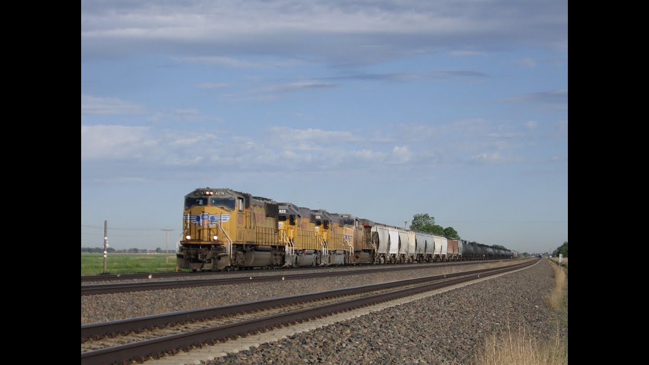 Union Pacific Trains in North Platte, Nebraska! - YouTube