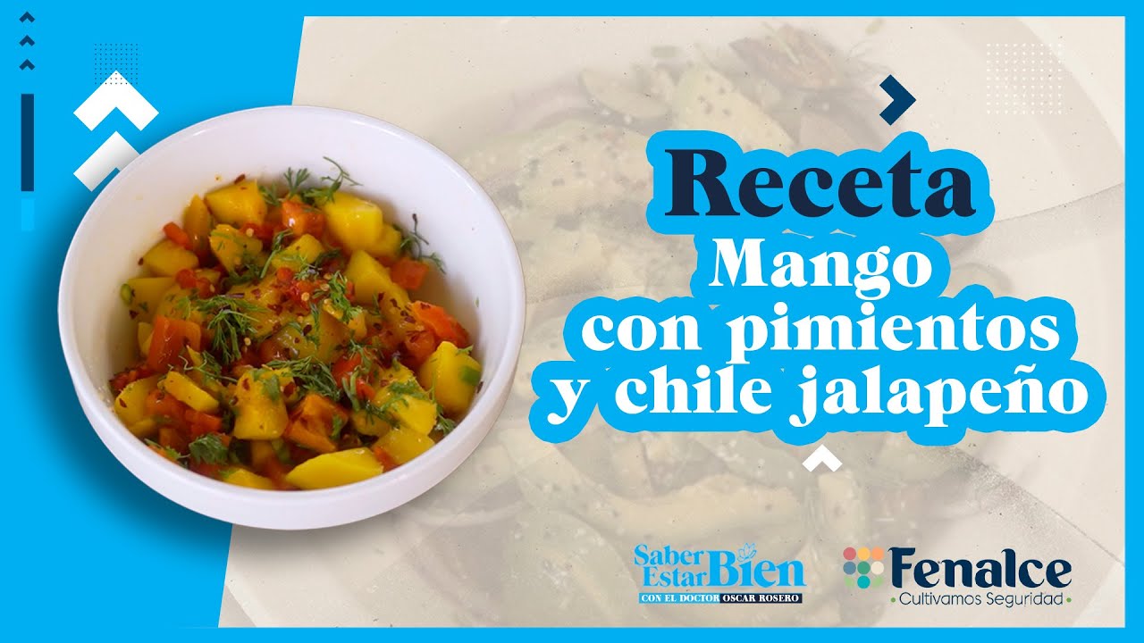 Receta diferente: ceviche con mango y pimentón - YouTube