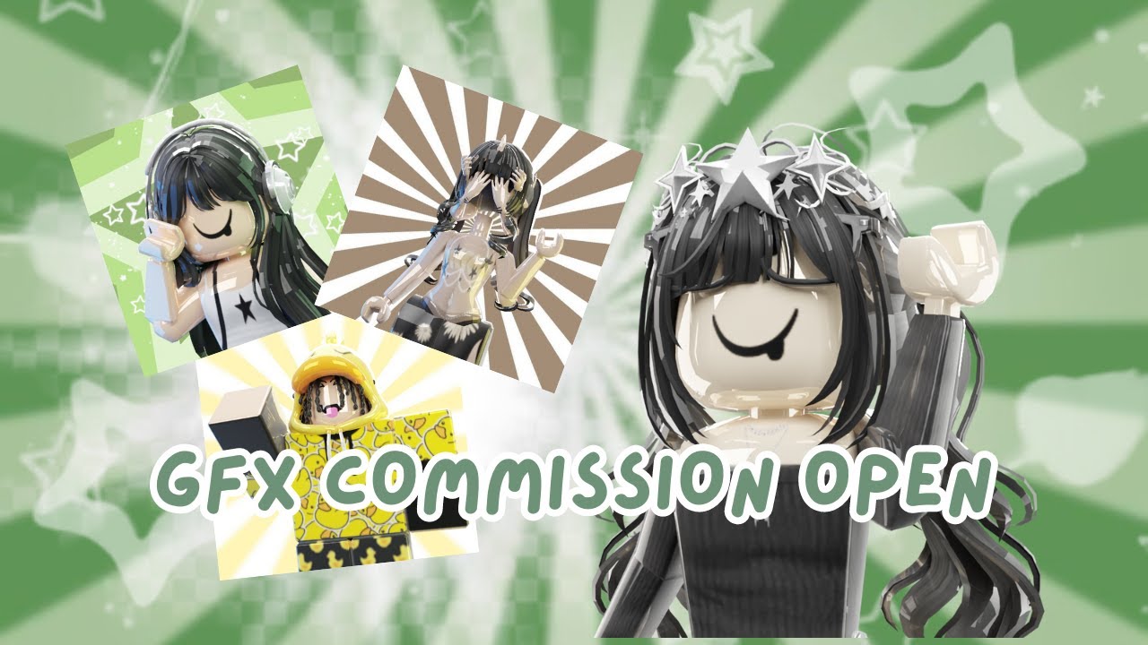 GFX COMMISSION **OPEN** - YouTube