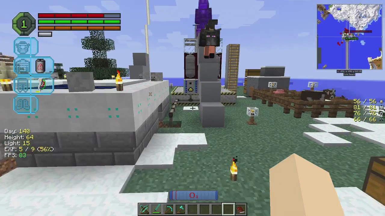 Invasion Minecraft Modpack - S2E83 - Rocket is Done - YouTube