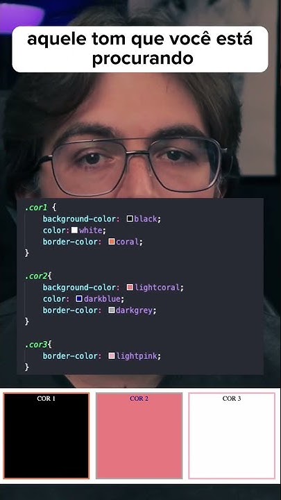Manipulando Cores Em Css Youtube
