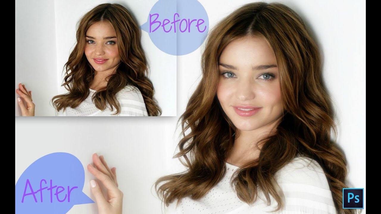 How to Make Glamorous, Skin Glow Effects in Photoshop # 1 minutes - YouTube