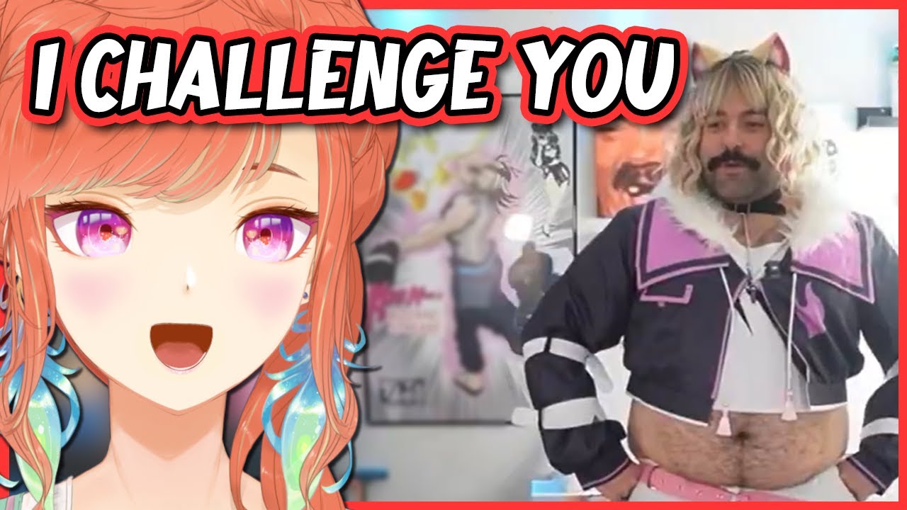 Kiara Challenges Koefficient to Cosplay HER - YouTube