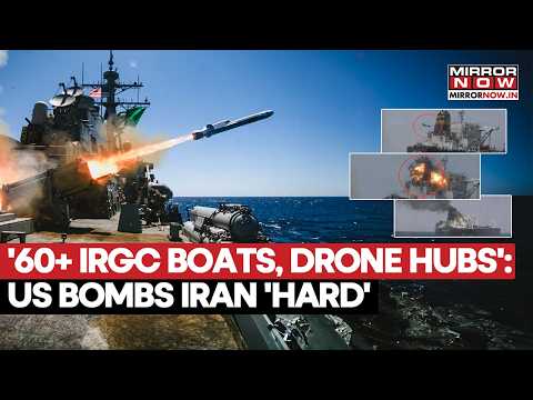 US-IRAN WAR EXPLODES: 80+ Targets Bombed In Hours, 60+ IRGC Boats Burned As Tehran Vows Revenge