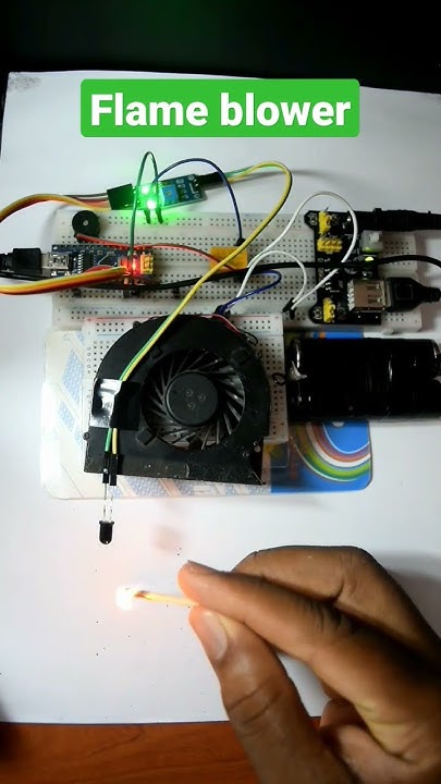 Homemade flame blower using an Arduino nano #diy#shorts#viralshorts ...