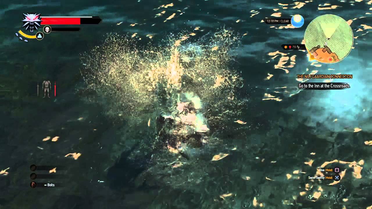 The Witcher 3: Wild Hunt Boat Gltch - YouTube