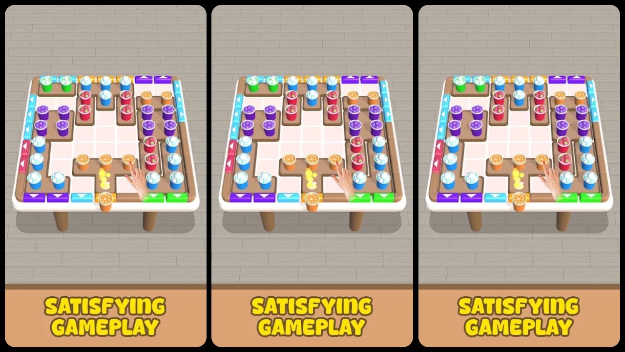 Coffee Sort Pack: Move Cafe Game Gameplay Android - YouTube