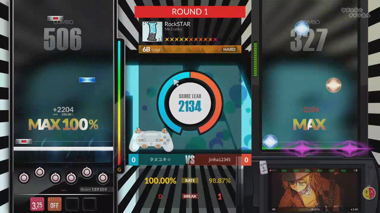 『DJMAX RESPECT V / Steam』曲名：RockSTAR / 6B HARD 100％ - YouTube