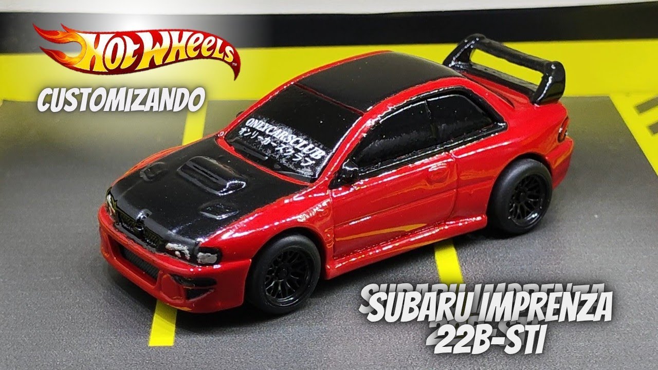 SUBARU IMPREZA 22B-STI - Hot Wheels Custom Car - YouTube