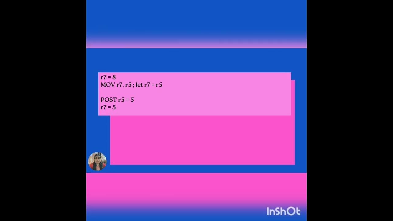 Microcontrollers and Embedded Systems ( Explanation on Data Processing Instructions) 4th Sem VTU ...